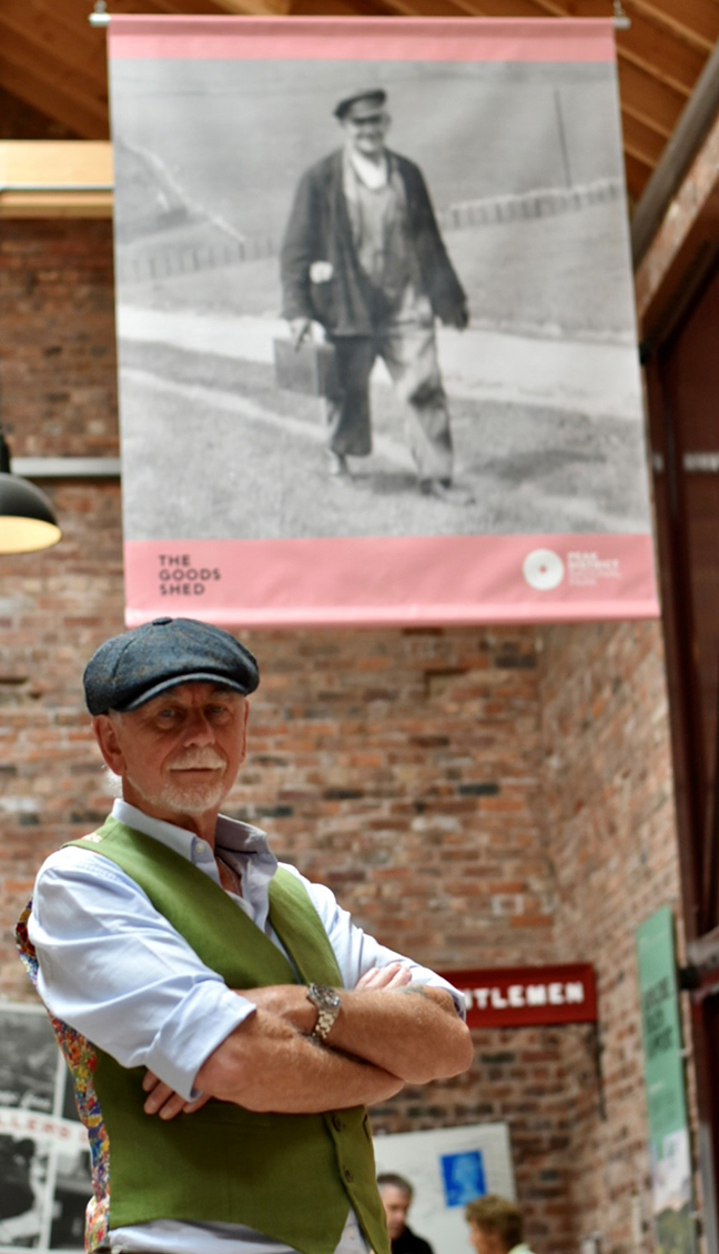 2 Bernard Carter with Uncle Bertie poster by Fiona Stubbs - I Love Macc