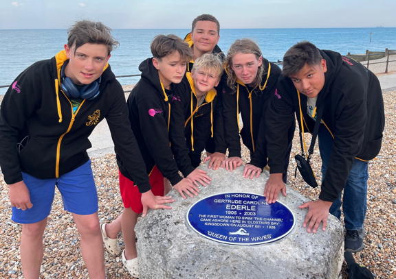 Beech Hall channel swim for Mencap - I Love Macc